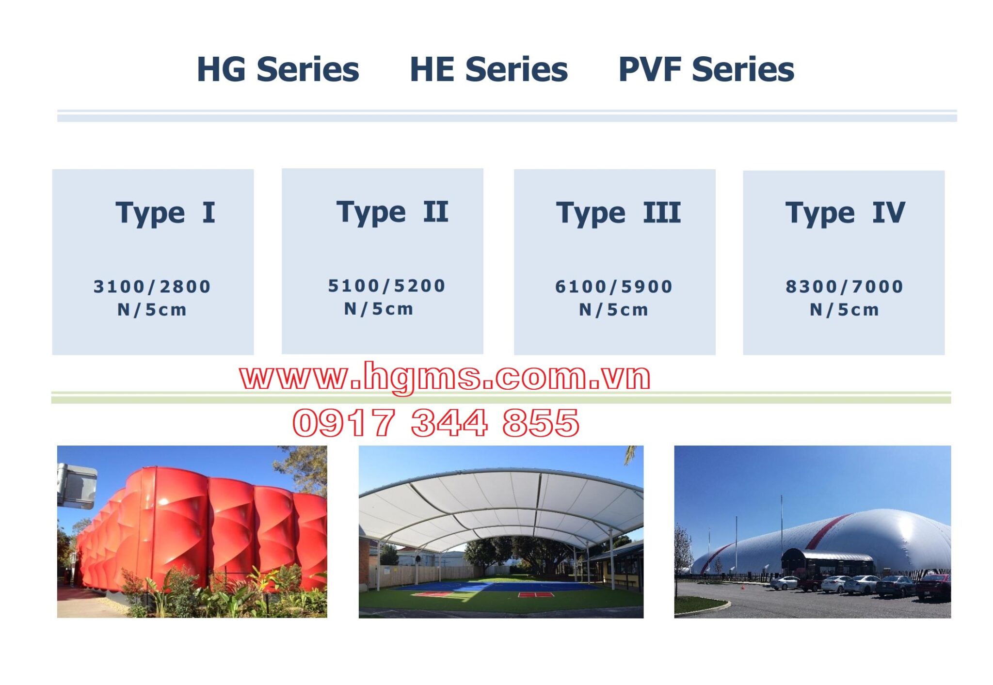 BẠT PVDF , BẠT PTFE, BẠT ETFE | HGMS chuyên thi công Bạt Căng PVDF , Mái che bạt căng,